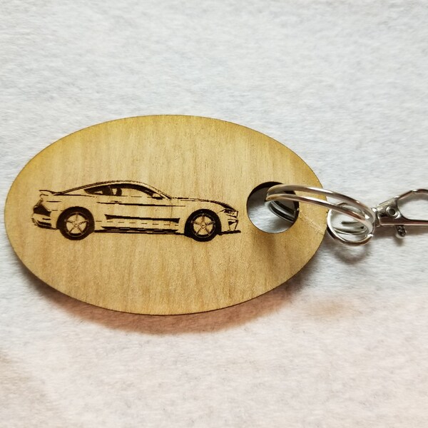 Wood Keychain - Etsy