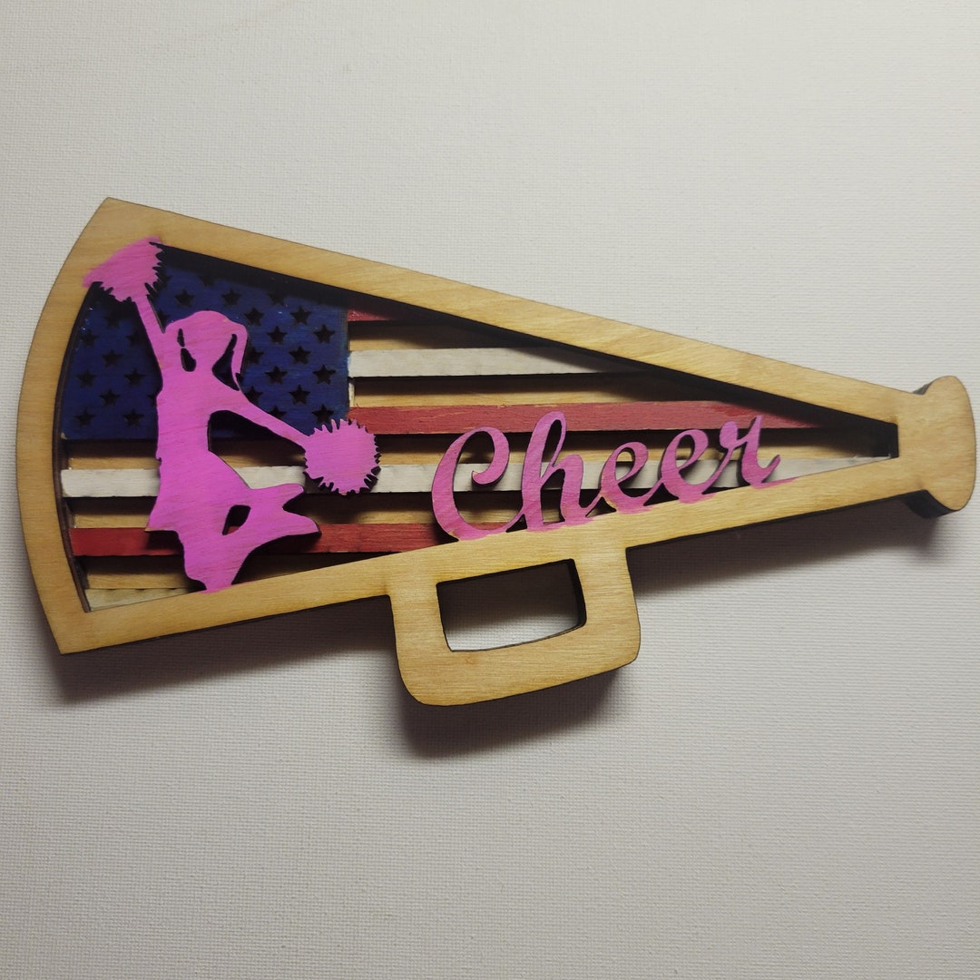 Cheerleader Custom Sign / 3D Wood Sign / Engraved Wall Sign / Wall Sign ...