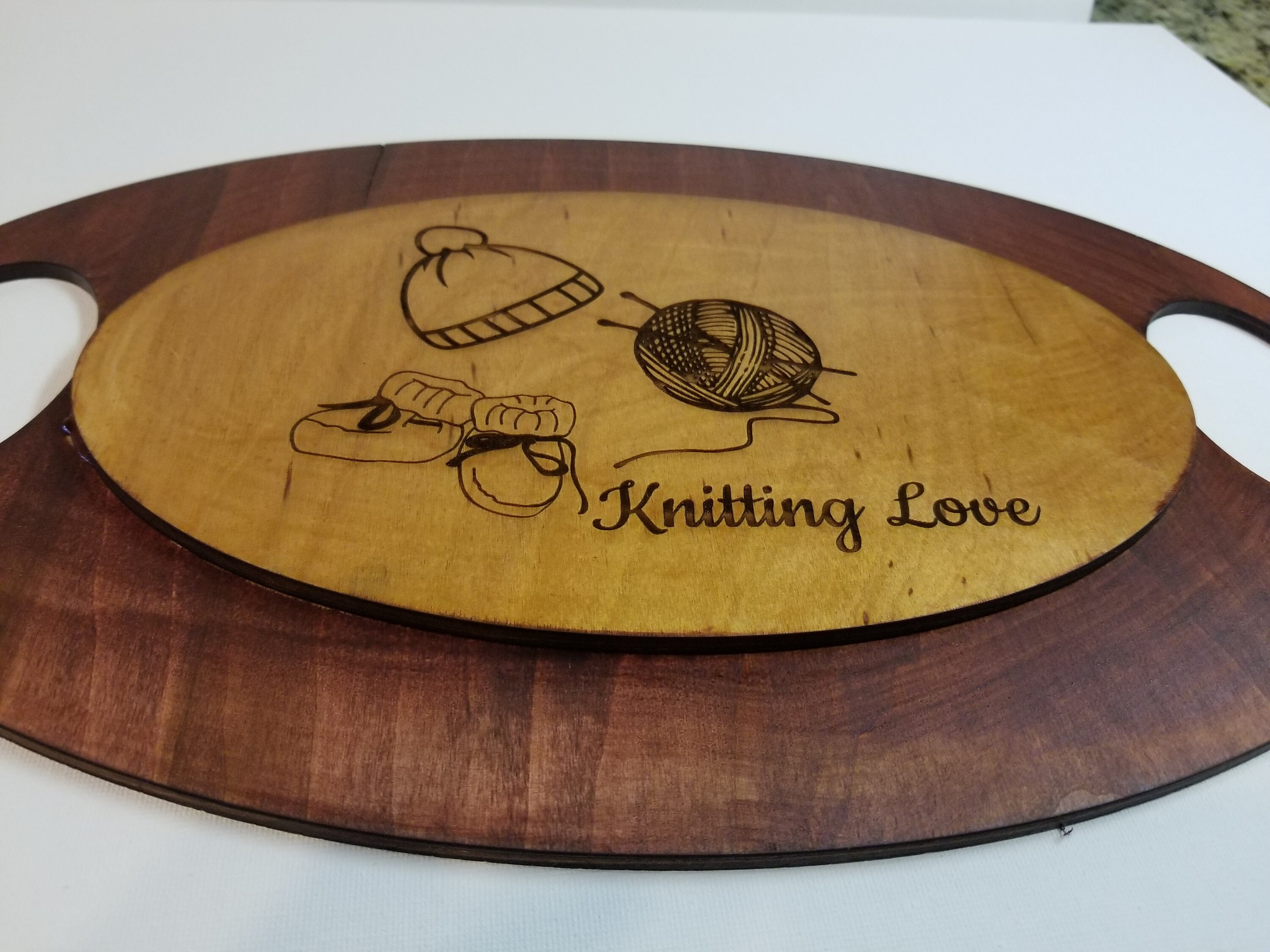 Knitting Custom Sign / Wood Sign / Engraved Wall Sign / Wooden | Etsy