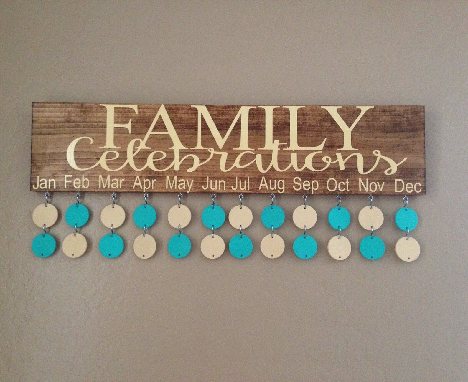 Rustic Family Celebration Board - Etsy