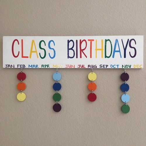 Classroom Birthday Board - Etsy