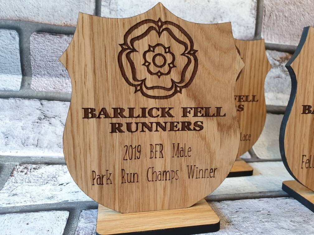 Wooden Trophys Plaques Medals for Your Sporting Event. Running - Etsy UK