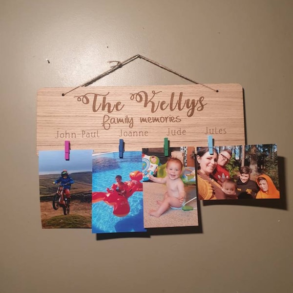 Photo Peg Frames - Etsy UK