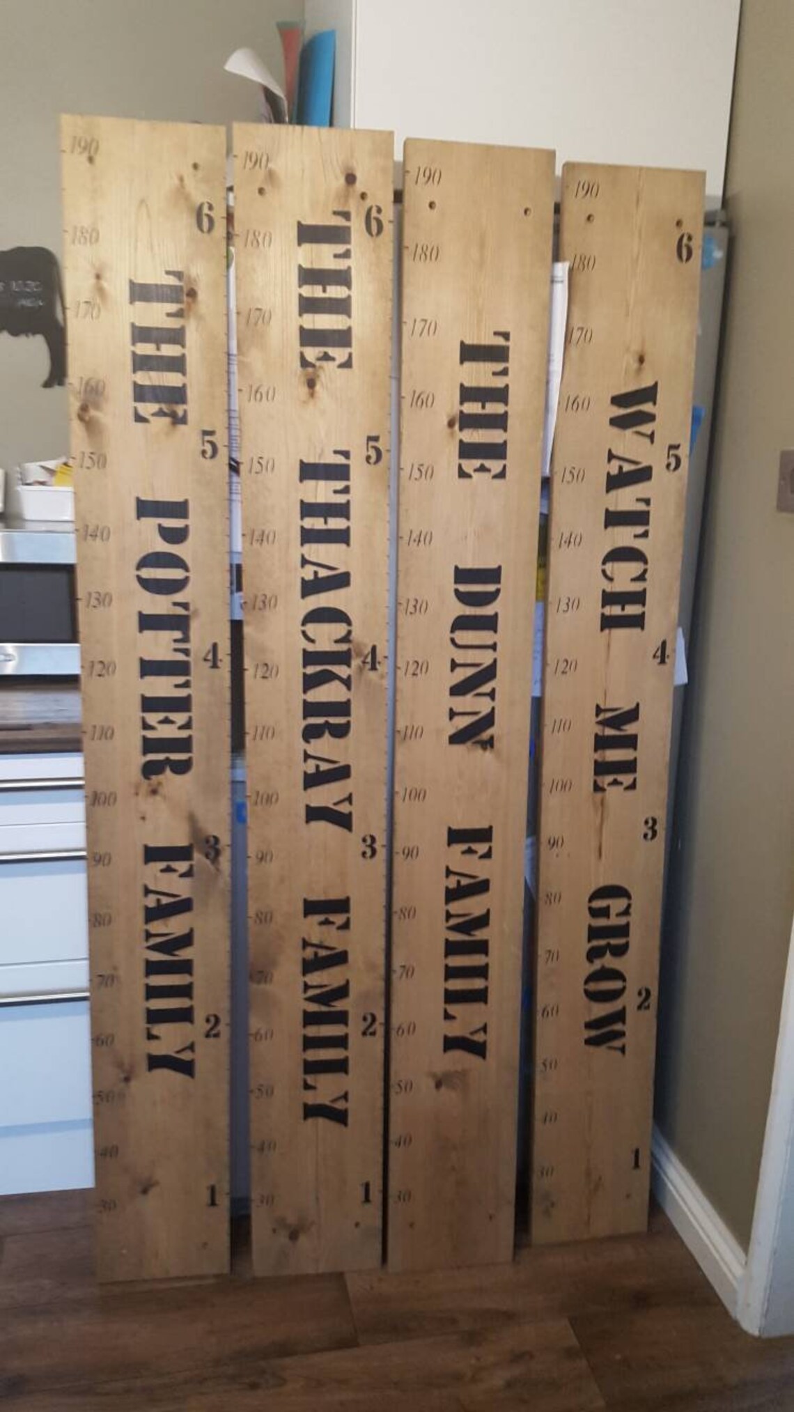 Giant Ruler. Family Measuring Ruler. Wall Mounted - Etsy UK