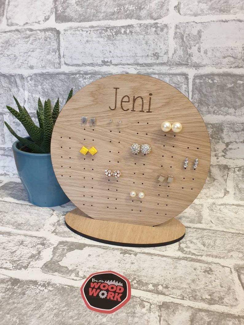Stud Earring Storage / Circular Display Stand for Jewellery/ - Etsy UK