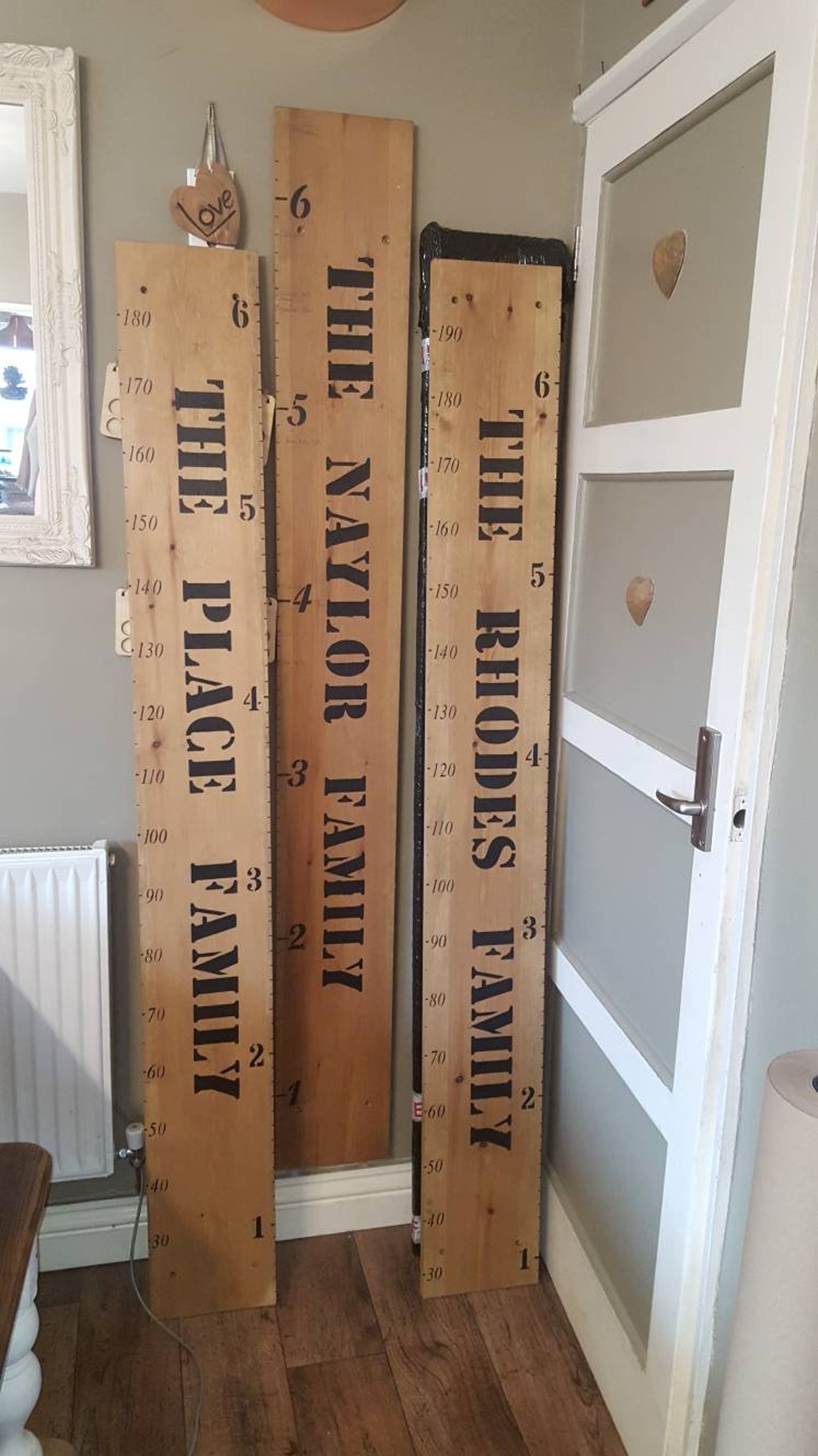 Giant Ruler. Family Measuring Ruler. Wall Mounted - Etsy UK