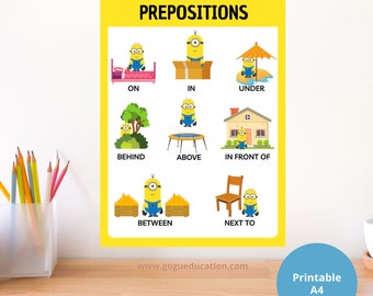 Positional Words - Etsy
