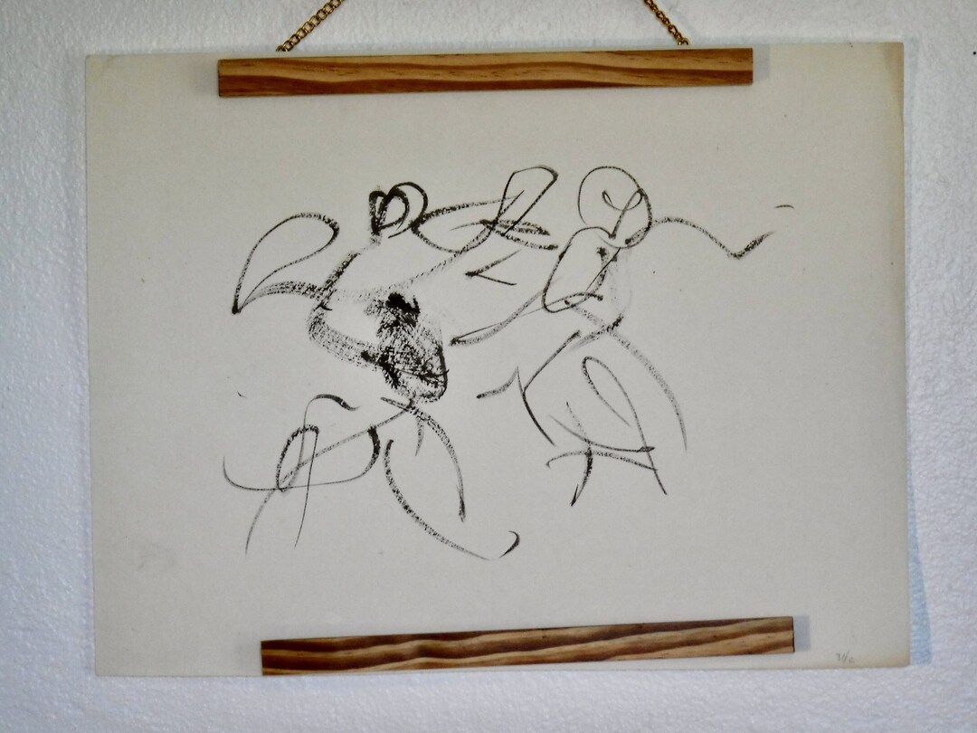 Vintage Sheldon Leigh Bergh Ink Sketch Drawing of Raymonda Ballet of ...