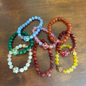 Mini D20 Bracelet | Elastic Dice Beaded Bracelet | Stretchy Dnd ...