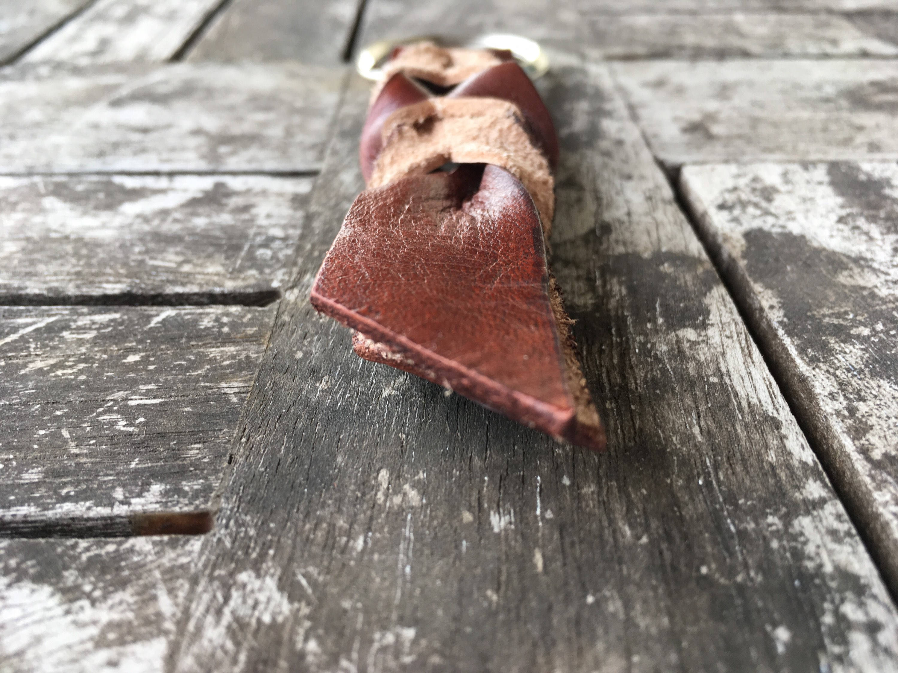 Brown Leather Key Ring / Key Chain / Leather Key Chain / Leather Key ...