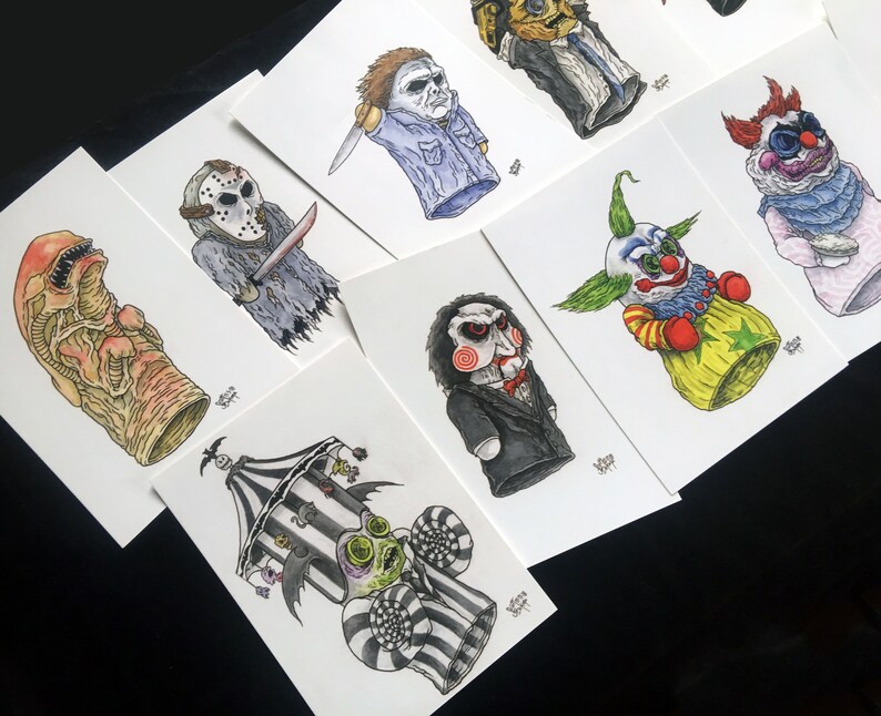 Horror Hand Puppet – 13 Postcards, 7x5 - Etsy