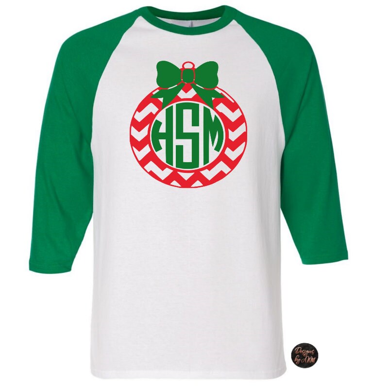 Girls Christmas Shirt-kids Christmas Shirt-monogram Christmas - Etsy