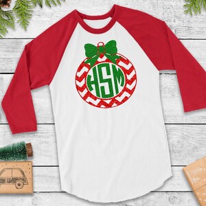 Girls Christmas Shirt-kids Christmas Shirt-monogram Christmas Shirt ...