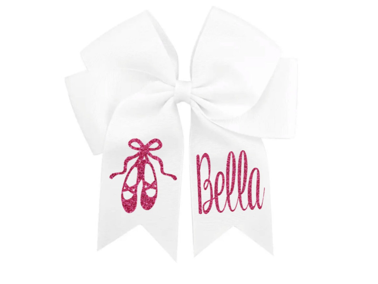Ballet Dance Hair Bow-girls Ballet Hair Bow-monogram Dance Hair Bow ...