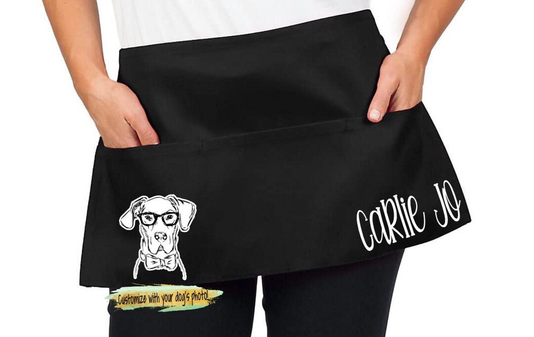 Custom Apron-monogram Apron-personalized Apron-dog Apron-gift - Etsy