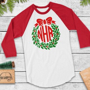 Girls Christmas Shirt-kids Christmas Shirt-monogram Christmas - Etsy