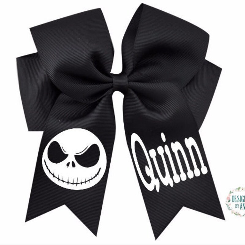 Jack Skellington Bow - Etsy