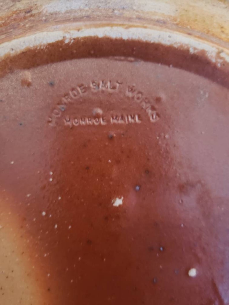 Vintage Monroe Salt Works Pottery Moose 9 Inch Luncheon Plate - Etsy