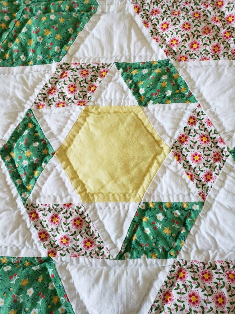 Fabulous Vintage Quilt 1930's - Etsy