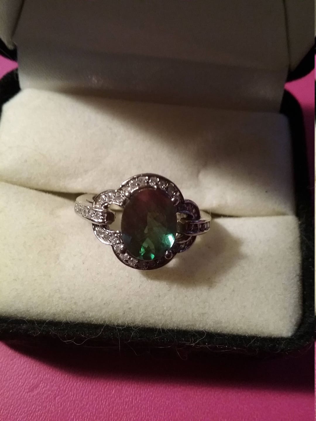 Gorgeous Tibetan Blue Andesine and Diamond Ring - Etsy