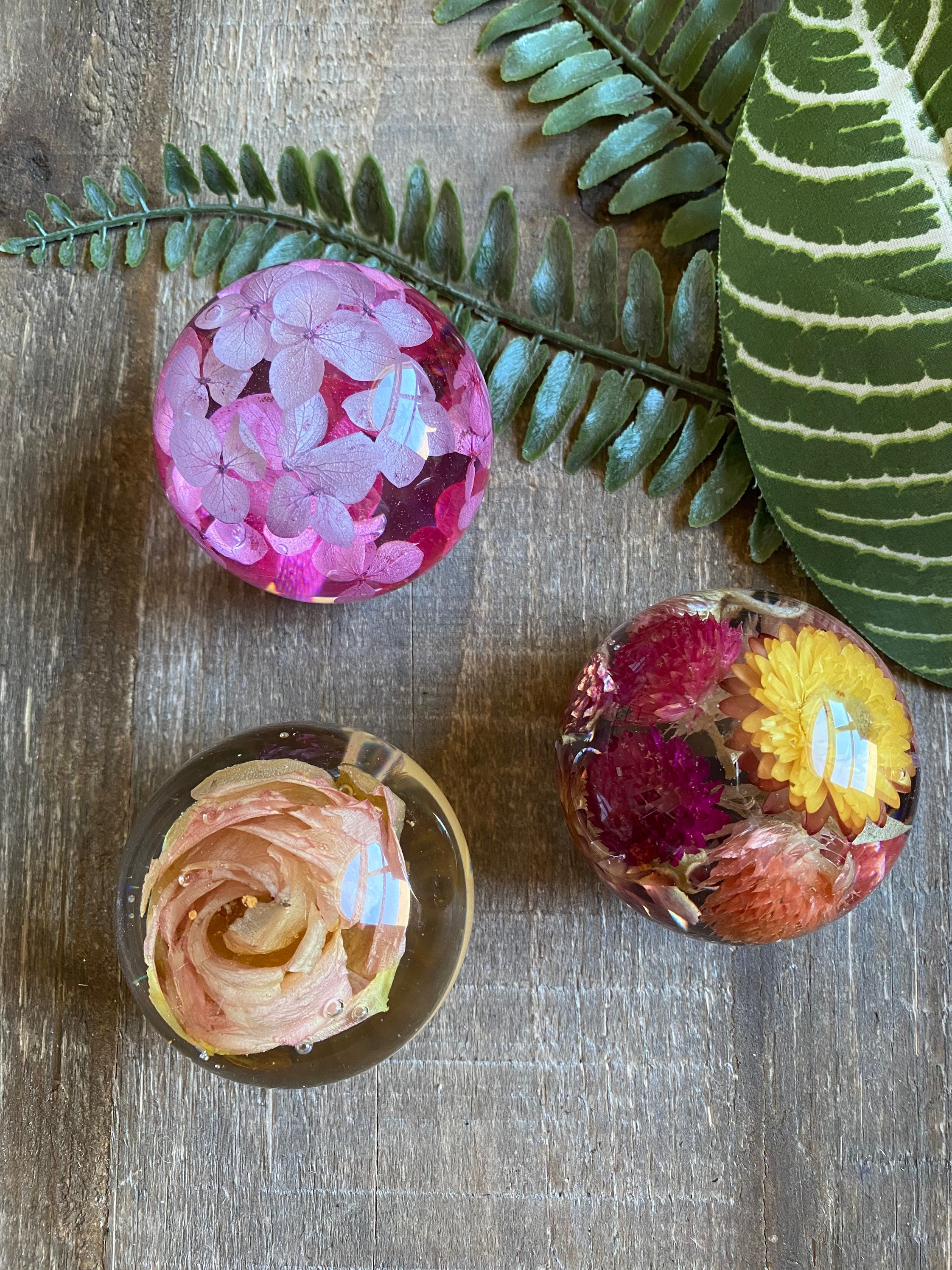 Custom Strawflower Sphere, Globe, Orb, Decor, Floral, Nature Lovers ...