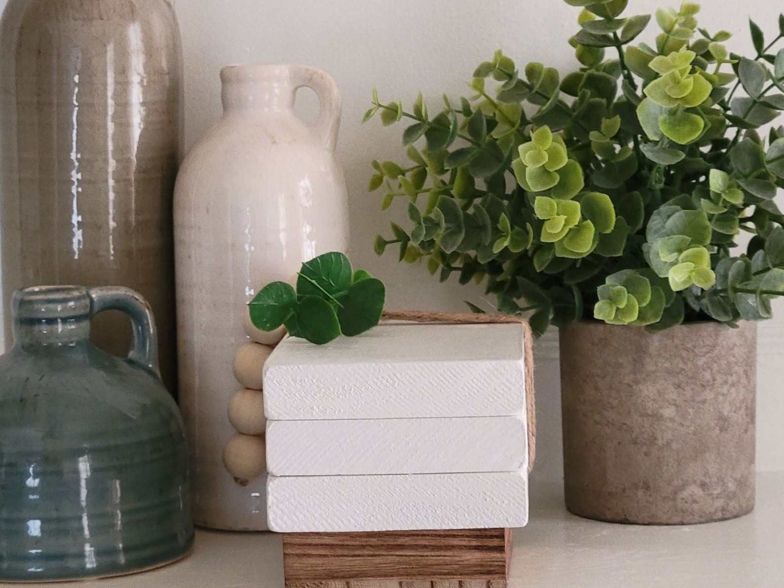 Love for the Sake of Allah Islamic Mini Wooden Farmhouse Book Stack ...