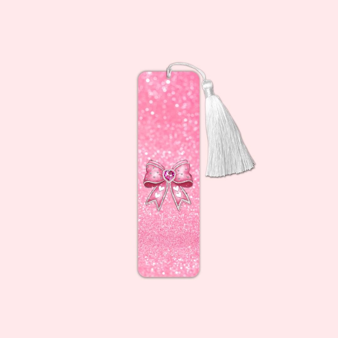 Trending Pink Bow Bookmarks Glitter Gifts Book Lovers Accessories Bow ...