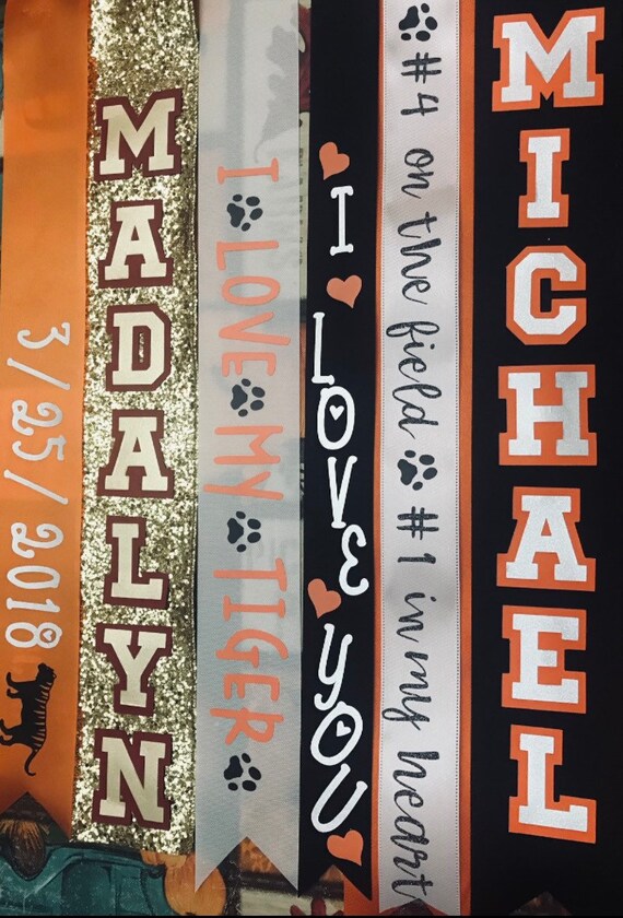 Personalized Ribbons for Homecoming Mums and Garters - Etsy