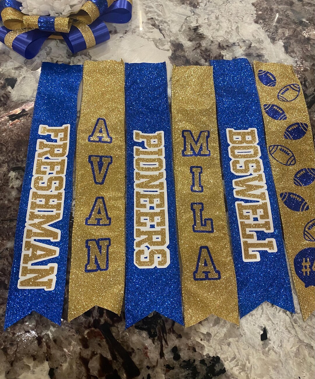 Personalized Ribbons for Homecoming Mums and Garters Name Ribbon School ...