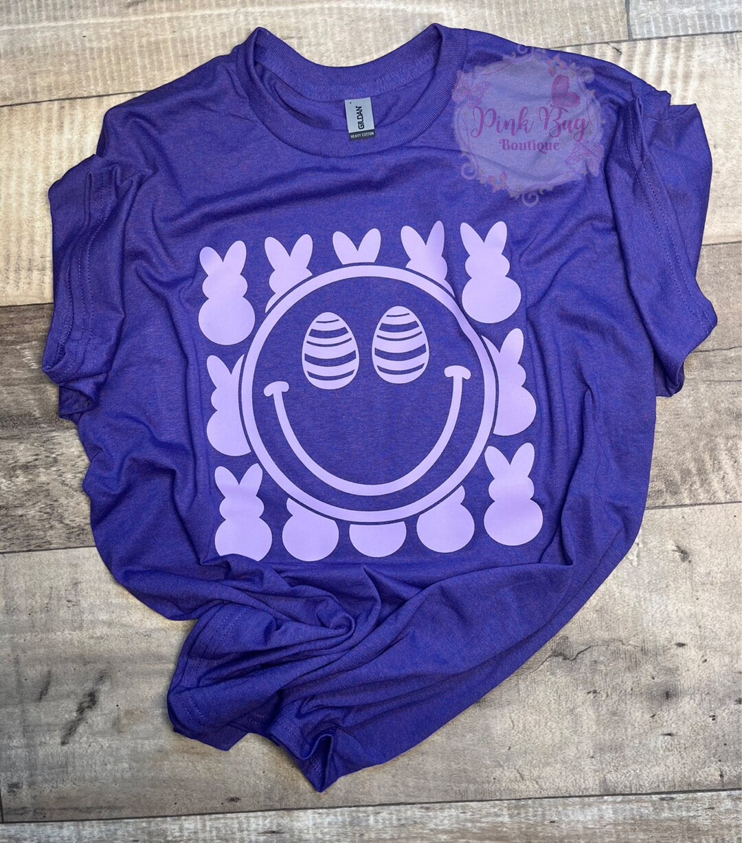 Easter Smiley Face Peeps Shirt Sweatshirt Trendy Easter Womans Easter ...