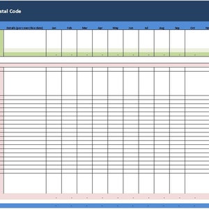 Multiple Properties Rent Income Excel Template/ 15 Rental Property ...