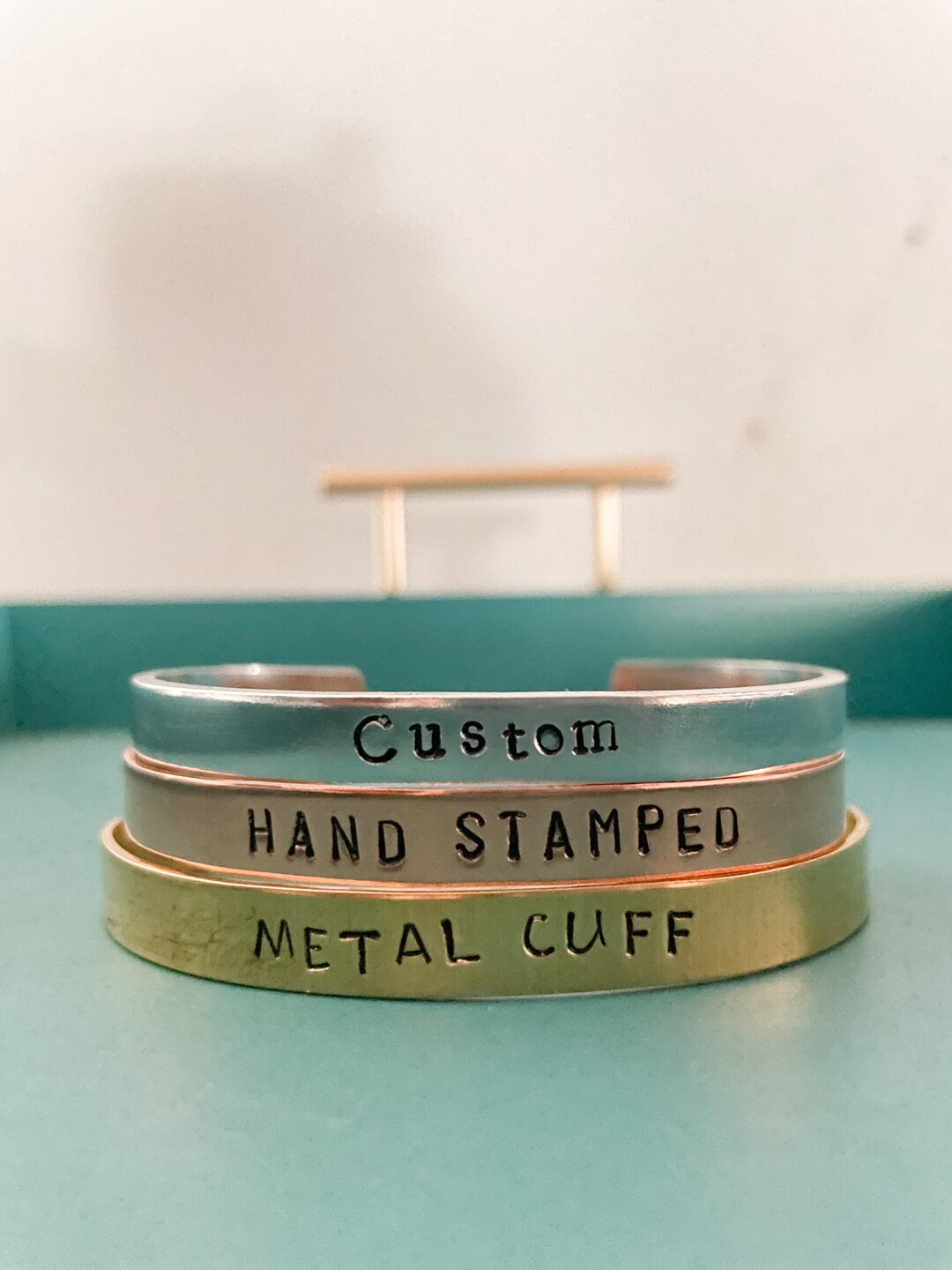 Custom Cuff--up to 30 Characters, Mom Christmas Gift From Daughter ...
