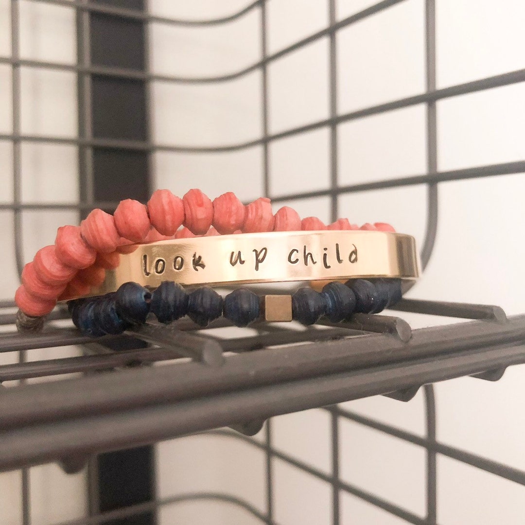 Look up Child Cuff / Inspirational Cuff - Etsy