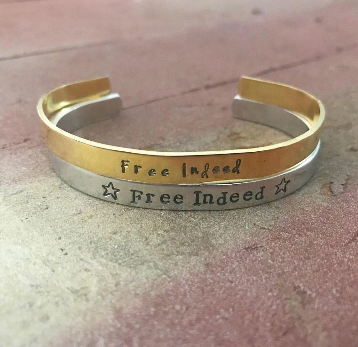 Free Indeed Cuff Freedom | Etsy