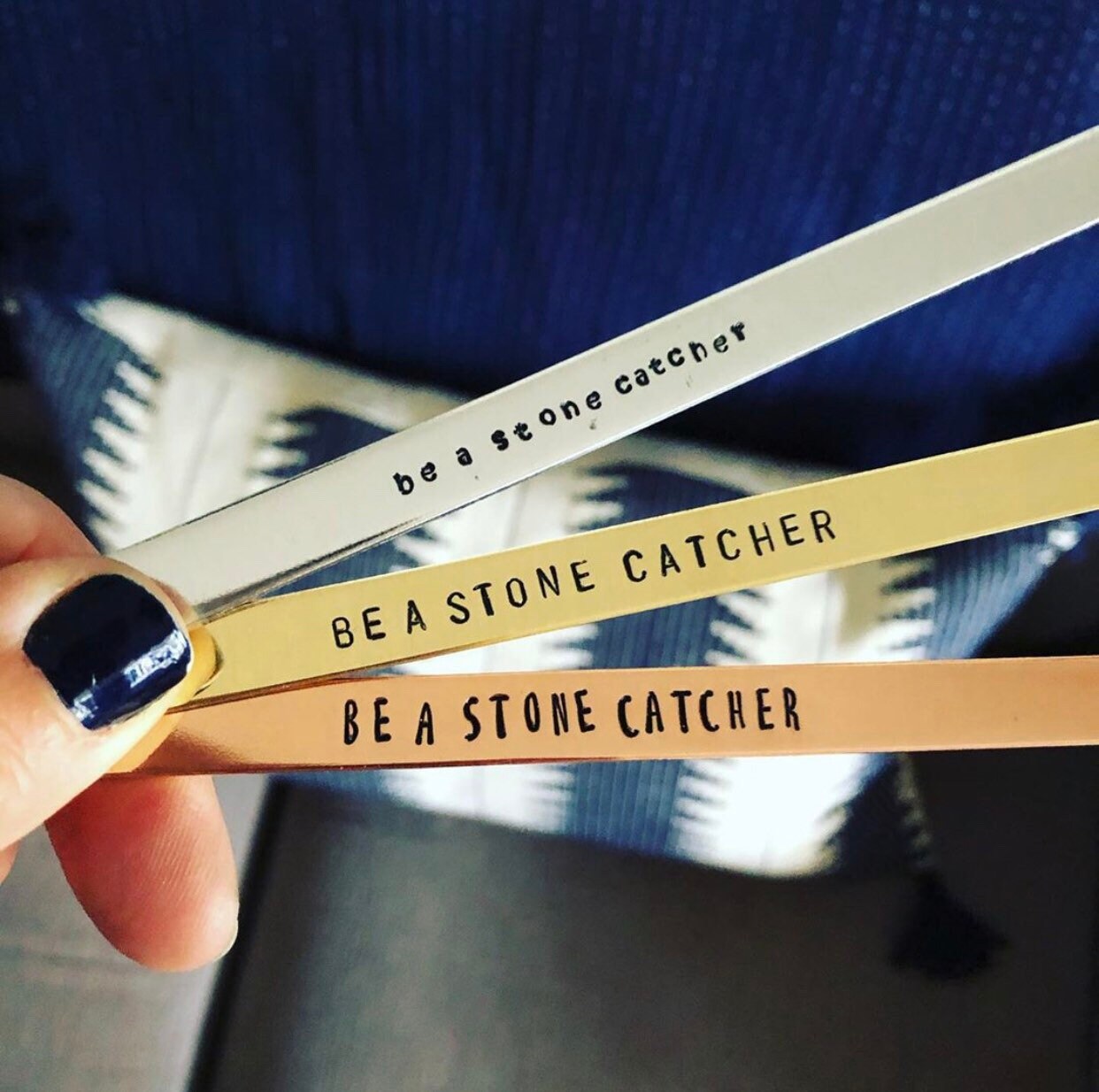 Be a Stone Catcher / Just Mercy | Etsy