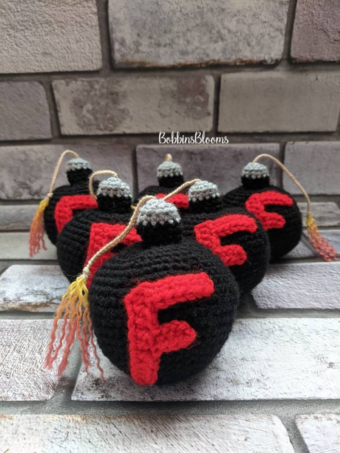 Crochet F Bomb Crochet Gag Gift F Bomb Profanity Bomb | Etsy