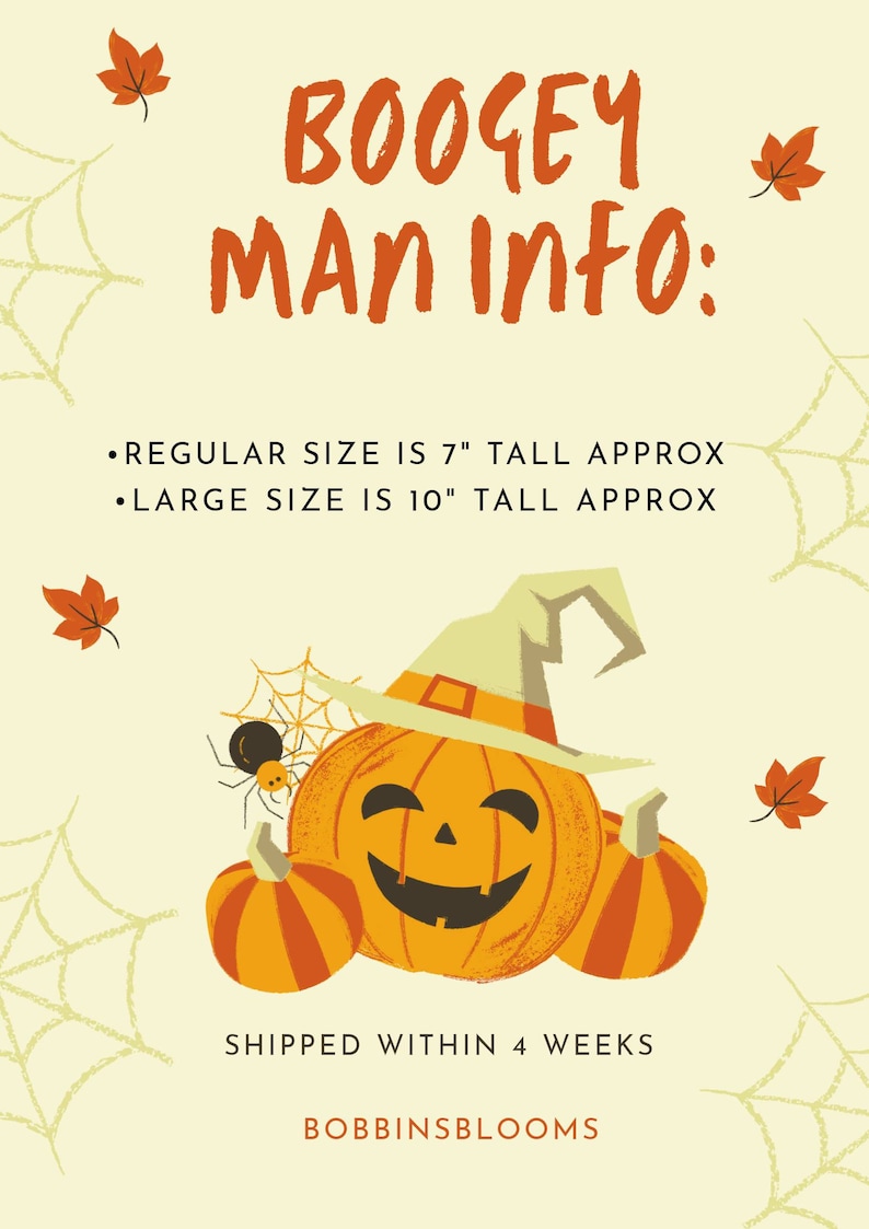 Crochet Boogeyman Doll: Handmade Christmas Monster Amigurumi - Etsy