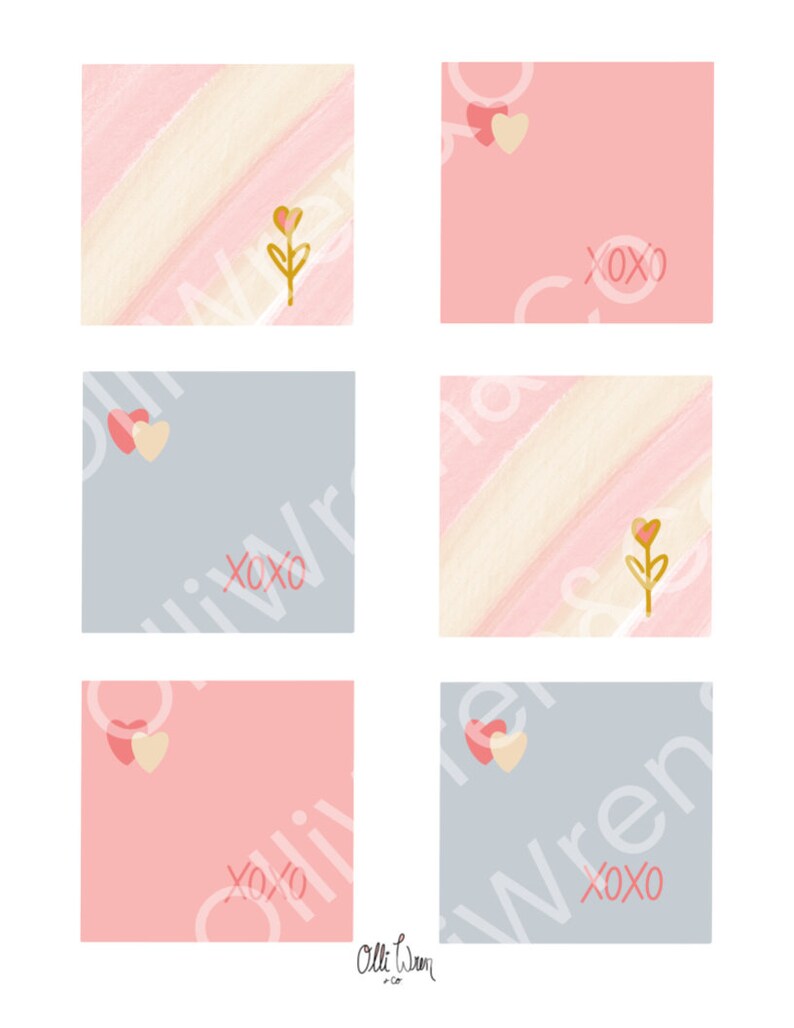Valentine Printable Card, Downloadable Valentines, Printable Valentine ...