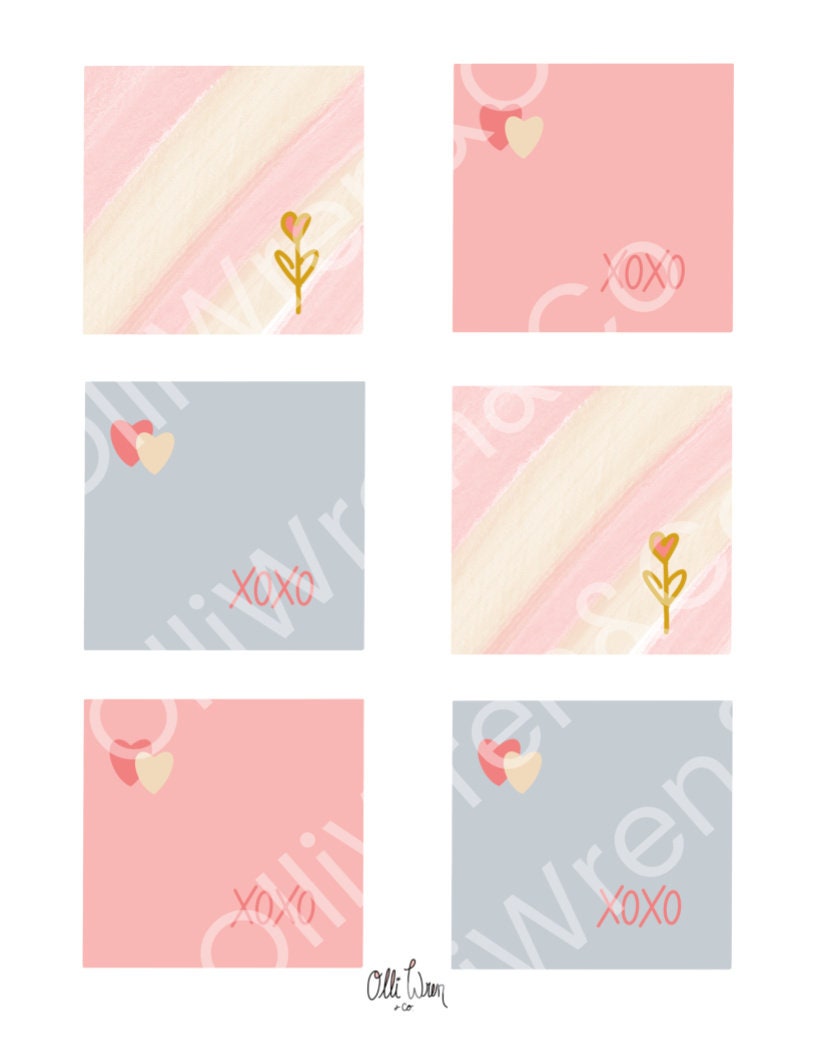 Valentine Printable Card, Downloadable Valentines, Printable Valentine ...