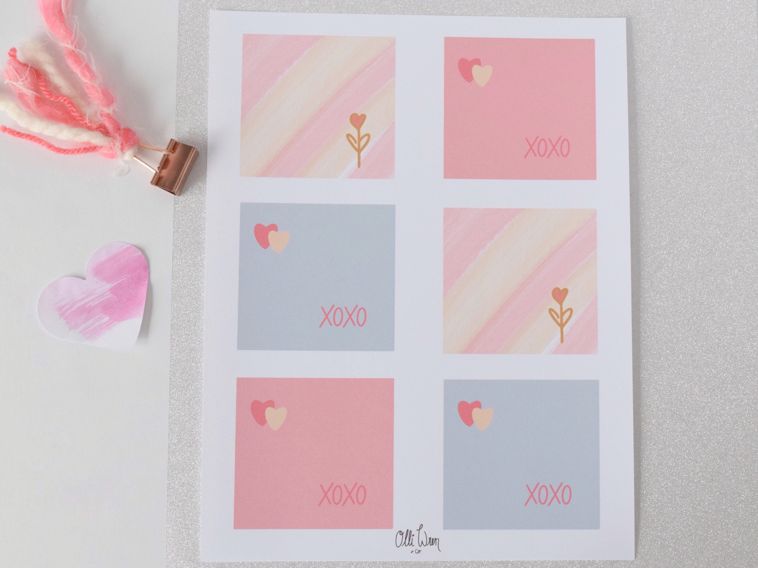 Valentine Printable Card, Downloadable Valentines, Printable Valentine ...