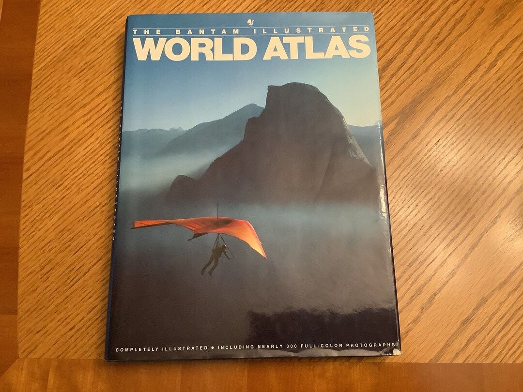 The Bantam Illustrated World Atlas, Large Hardcover, Coffee Table Book ...