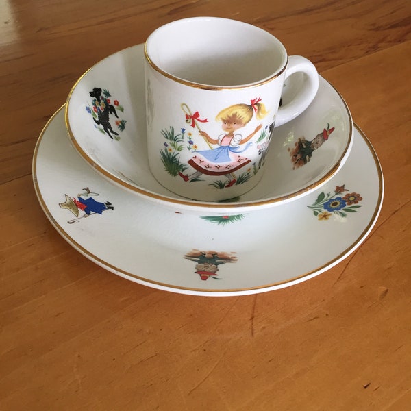 Ceramic Childs Cup and Bowl - Etsy