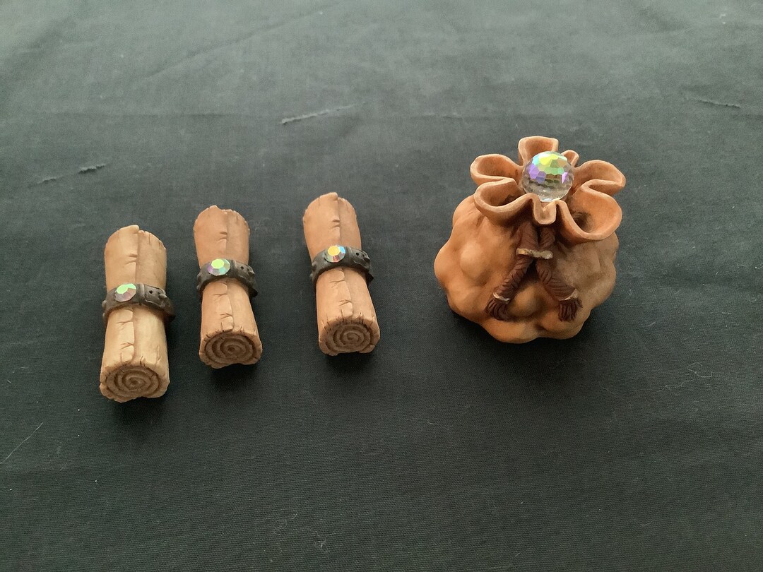 Krystonia Scrolls (3) and Wizard Bag, World of Krystonia - Etsy