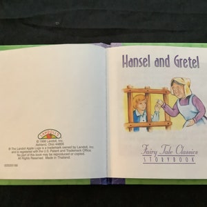 Hansel and Gretel , Fairytale Classics Storybook , Little Landon Books ...