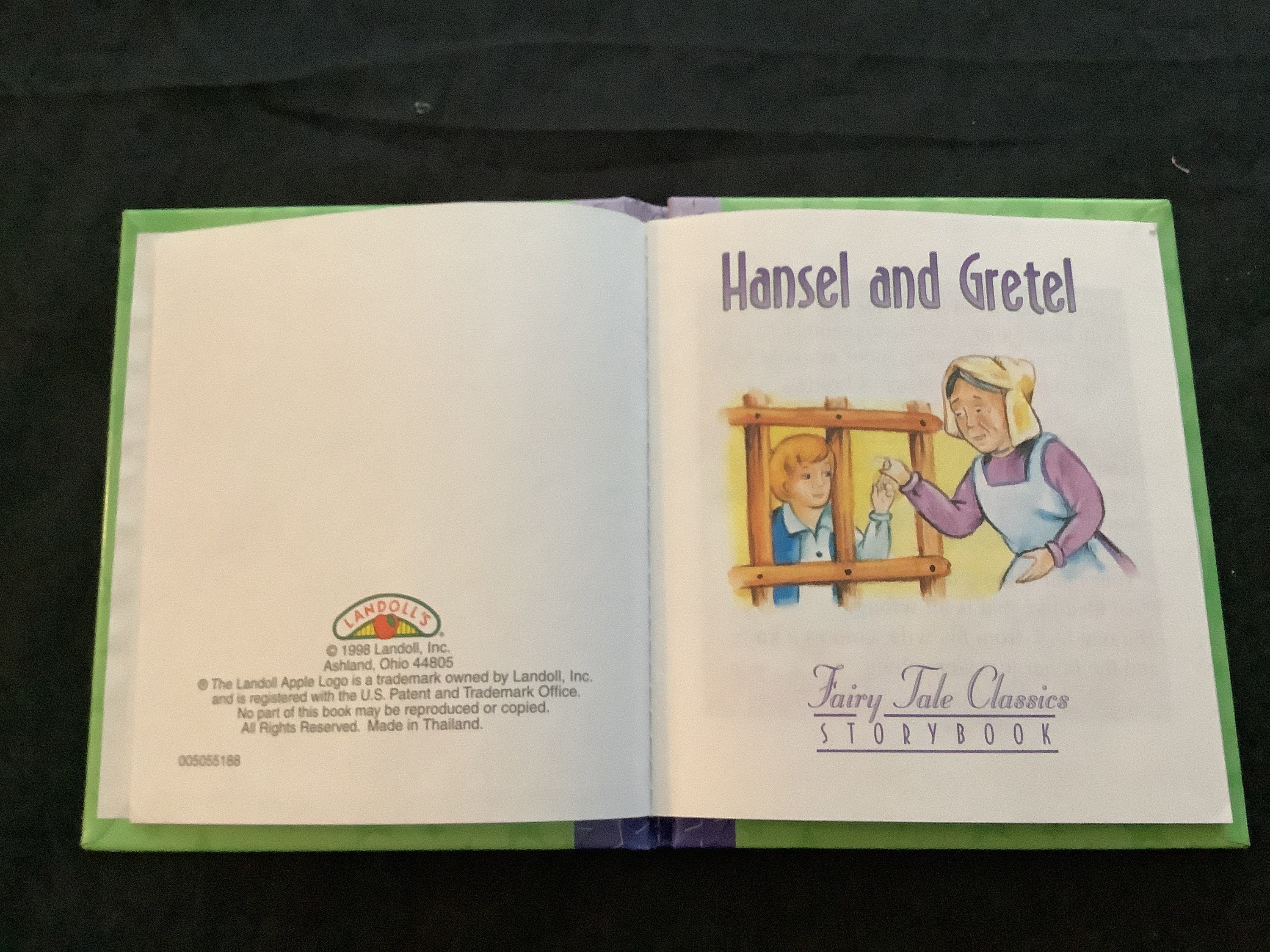 Hansel and Gretel Fairytale Classics Storybook Little - Etsy