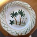 Gibson Everyday Palm Tree Design Plate, 8 1/4 Inch Salad, Tropical ...