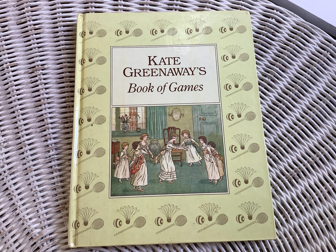 Kate Greenaway’s Book of Games - Etsy