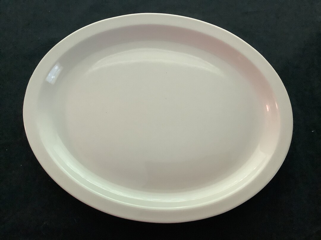 Buffalo Platter, off White, 12 1/2 Inch, 9810A, Oval, Large Dinner ...