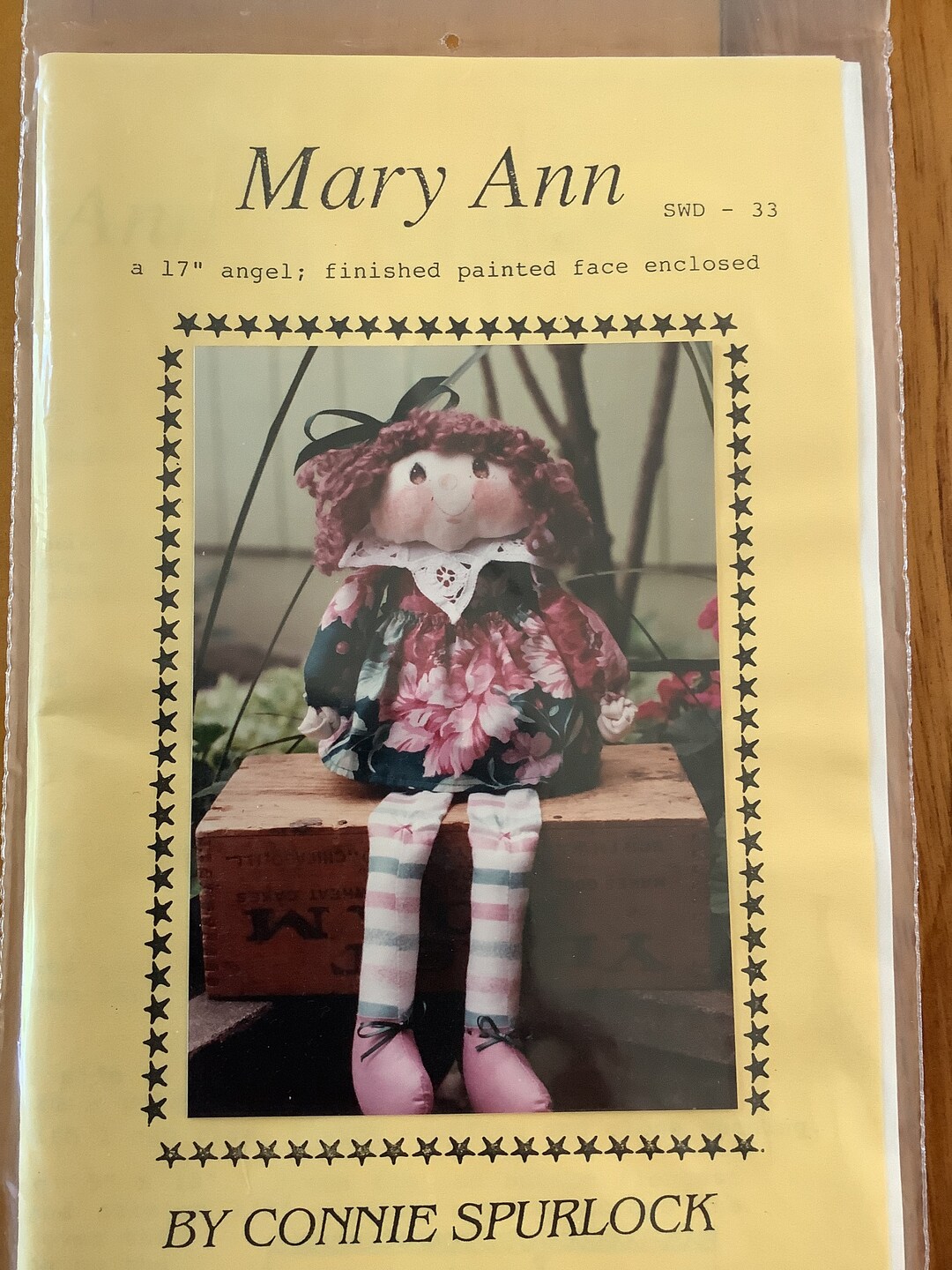Mary Ann by Connie Spurlock, Doll Pattern, 17 Inch Angel, Shelf Sitter ...