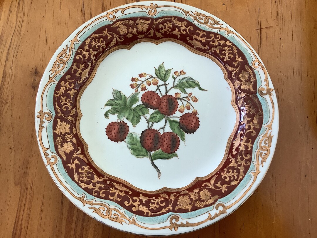 Hua Rong Tang Zhi Plate for Hanging, Decorative, 9 Inch, Vintage ...